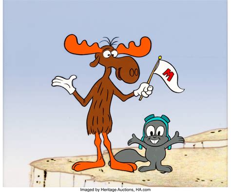 Bullwinkle J Moose And Rocket J Squirrel Aka Rocky Presentation
