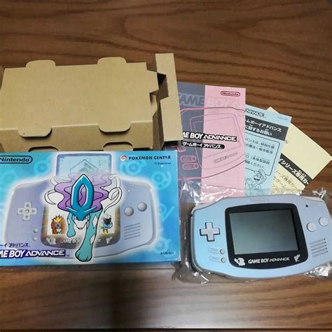 Nintendo ゲームボーイアドバンス ポケモンセンター限定 スイクンブルー