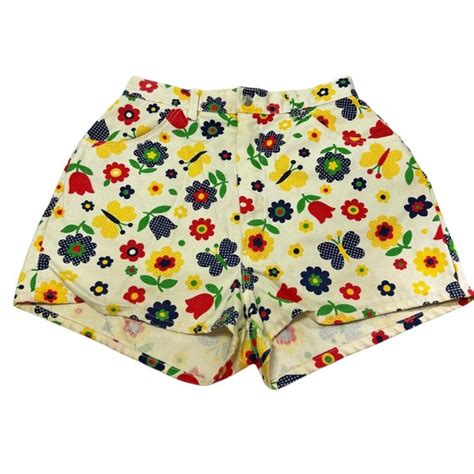 Vintage Booty Short Shorts Vintage 1970s Hippy Boho F Gem