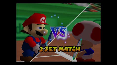 Mario Tennis Toad Tournament Singles Doubles Youtube