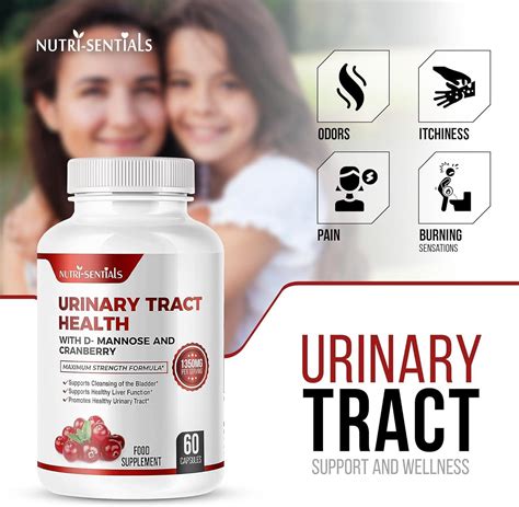 D Mannose Capsules With Cranberry 1350mg For Urinary Health And Bladder