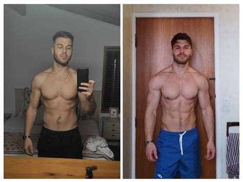 510 Male Before And After 7 Lbs Muscle Gain 160 Lbs To 167 Lbs In 2022 Progress Gain Muscle