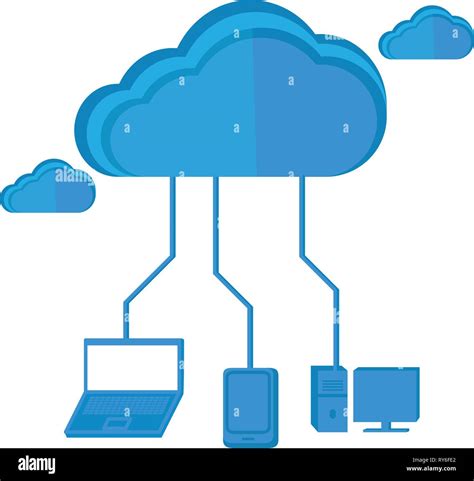 Cloud Computing Icon Stock Vector Image And Art Alamy