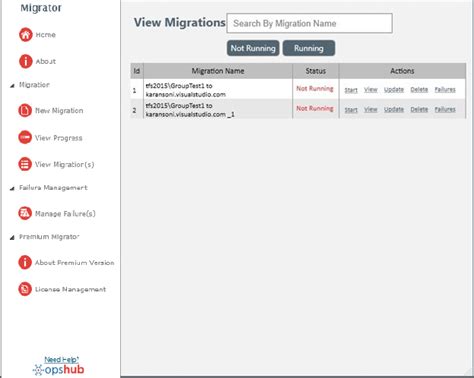 Migration Configuration Opshub Azure Devops Migrator