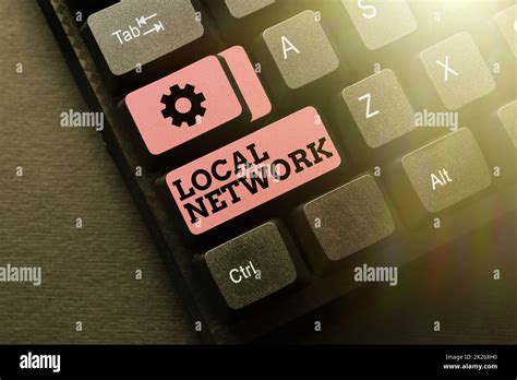 Conceptual Caption Local Network Business Approach Intranet Lan Radio