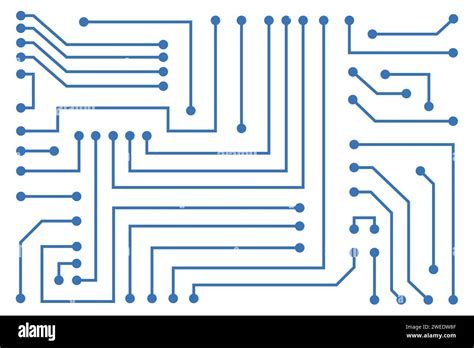 Electronic Circuit Technology Background Futuristic Circuit Board