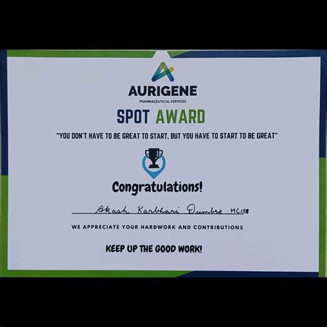 Akash Dumbre On Linkedin Spot Award