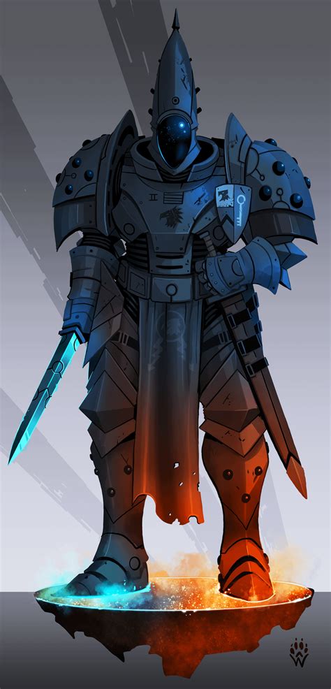 Custodes Armed For Webway Combat During The Early Years Of The Emperors