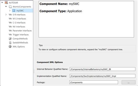 Configure AUTOSAR Packages MATLAB Simulink