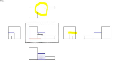 How To Create First Angle Orthographic Projection In Sketchup Make