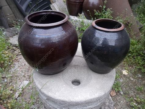 옛날 항아리 옹기항아리 고추장 항아리 작은 욕실용품 중고나라