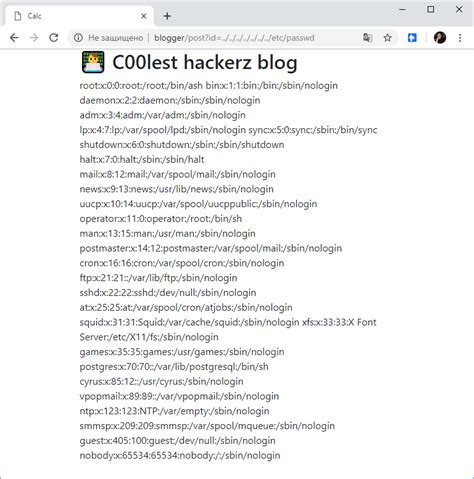 CTF Web Blogger Internet Lab Ru