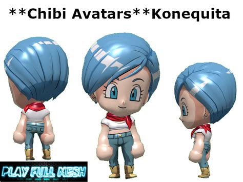 Second Life Marketplace Chibi Avatar Konequita