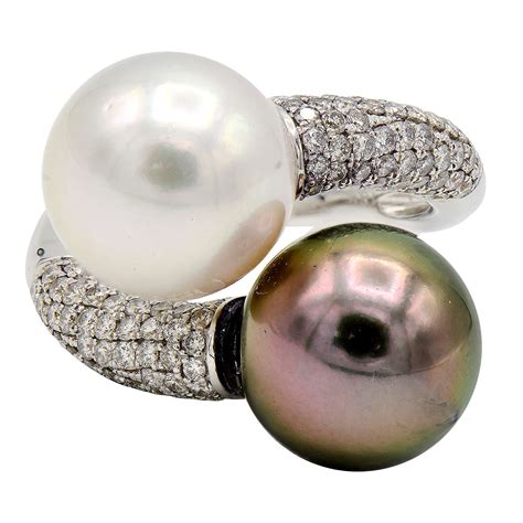 Pearl Bypass Ring Pageo Fine Jewelers