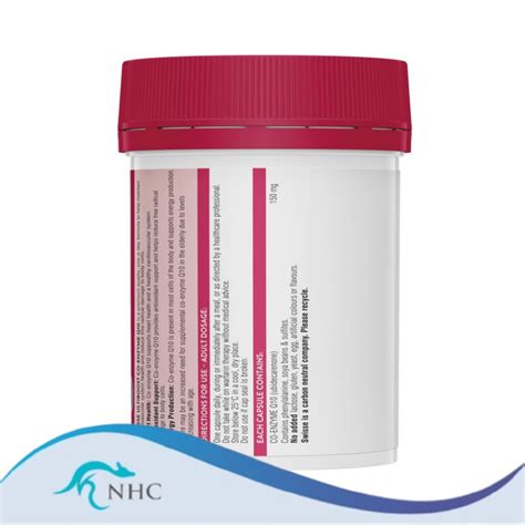 Swisse Ultiboost Co Enzyme Q10 150mg 180 Capsules Exp 112025