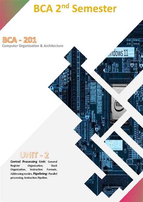 Unit 2computer Organization And Architecture Notes Central Processing Unit General Register