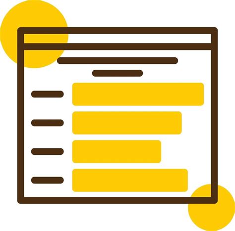 Statistics Yellow Lieanr Circle Icon 39529504 Vector Art At Vecteezy