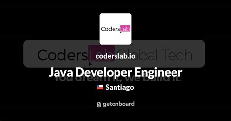 Java Developer Engineer At Chile Get On Board