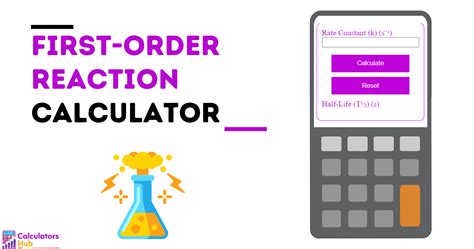 First Order Reaction Calculator Online
