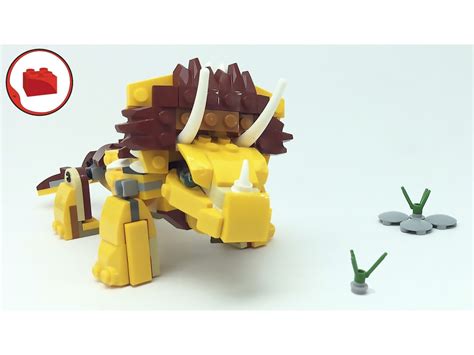 Lego Moc Triceratops Dinosaur Moc Lego Creator 31112 By Bricks Ideas