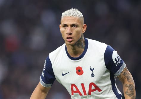 Tottenham Forward Richarlison Reacts After Hearing Dele Allis Everton Exit