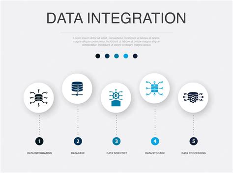 Premium Vector Data Integration Database Data Scientist Data Storage