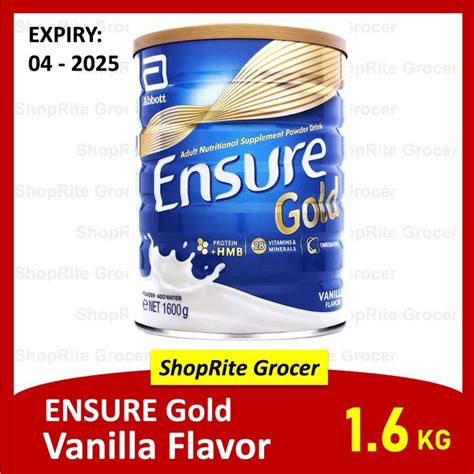 Ensure Gold HMB Vanilla Kg Adult Nutritional Powdered Milk Drink EXPIRY APR Lazada PH