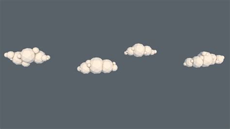 3d C4d Clouds Pack