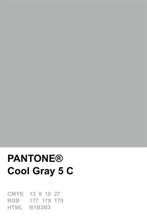 Pantone Cool Gray C Gris Pantone Pantone Nuancier