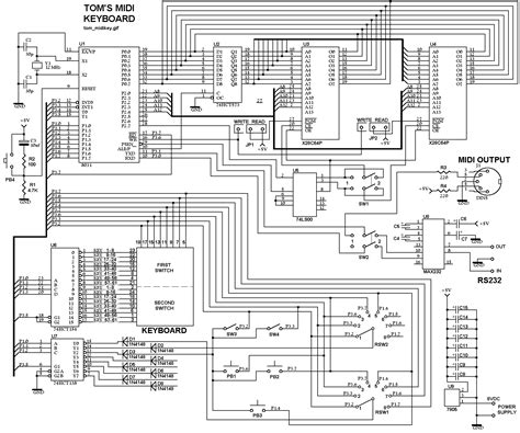 Pc Keyboard Circuit Diagram