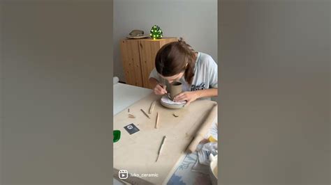 Мятый стакан из глины своими руками #глина #керамика # ...