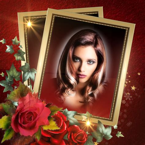 Wienie Coppens Love Romance Frame Redroses Portrait Frame Redroses Portrait