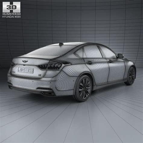 Hyundai Genesis Dh Con Interior Hq 2014 Modelo 3d 399 3ds C4d