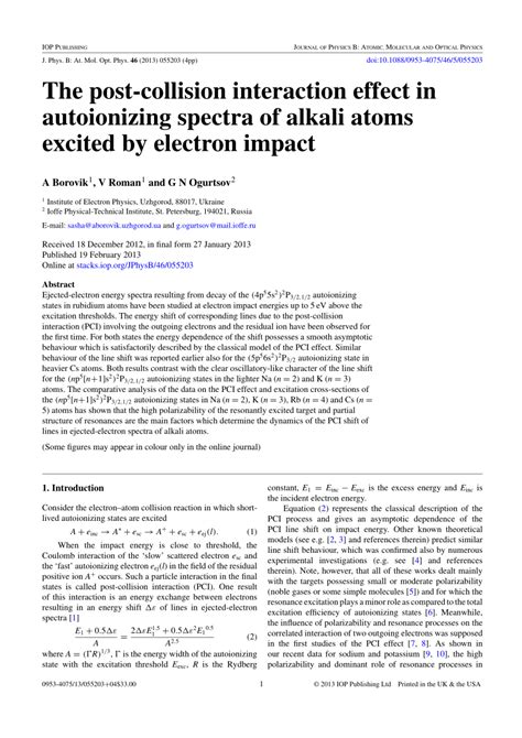 The Post Collision Interaction Effect In Autoionizing Spectra Of Alkali