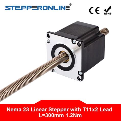 Nema 23 Non Captive Linear Stepper Motor 4 Lead 56 Grandado