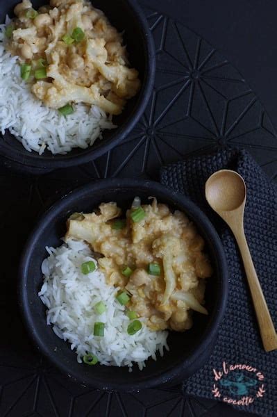 Curry De Pois Chiches Et Chou Fleur De L Amour En Cocotte Pour Un Partage Gourmand