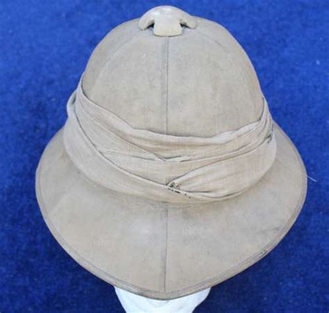 WW1 British Army Khaki Pith Helmet Pagri Band War Department B WD 14