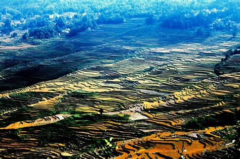 云南红河哈尼梯田 佳能 EOS 500D 配18 200mm镜头 样张 PConline数码相机样张库