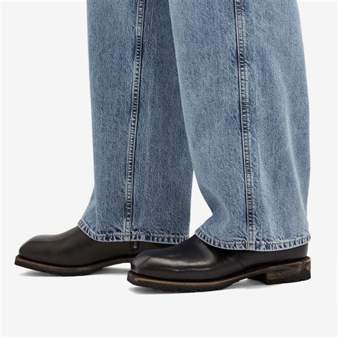 Our Legacy Engine Boot Deep Black Leather End Us