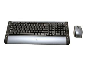 Amazon Com Logitech Cordless Desktop S Keyboard Wireless Rf Mouse Usb Ps