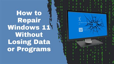 How To Repair Windows Without Losing Data Or Programs