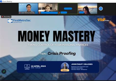 Financialempowerment Moneymastery Viptutorsph John Philip Billones Cess Ctp Cusp Cfmp