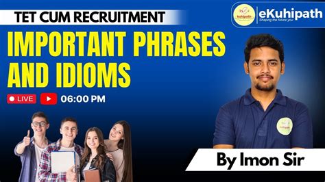 Important Phrases And Idioms Tet Assam Police Youtube
