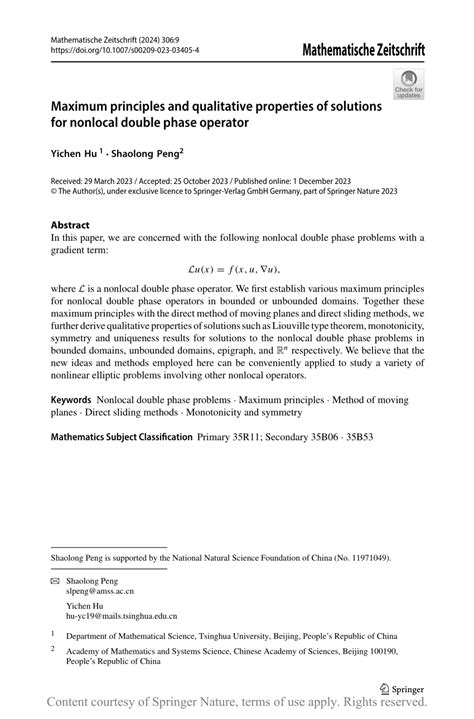 Maximum Principles And Qualitative Properties Of Solutions For Nonlocal