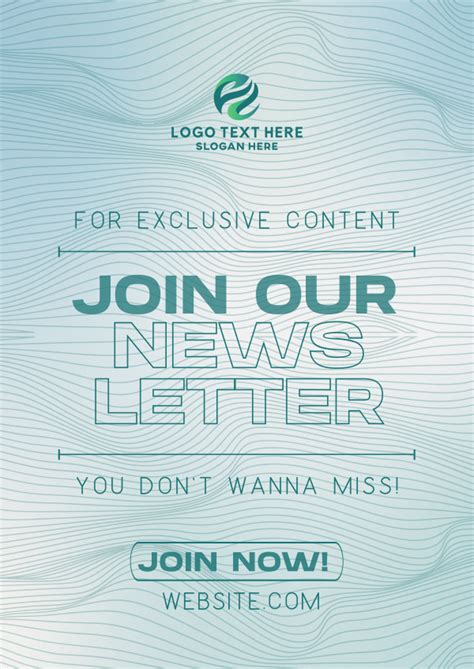 Modern Minimal Newsletter Letterhead Brandcrowd Letterhead Maker