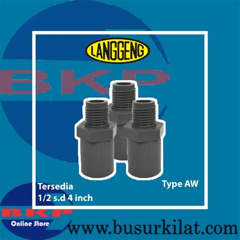 Jual Valve Socket Sdl 1 Inch Merk Langgeng Pvc Type Aw Shopee Indonesia