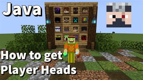 How To Get Player Heads In Minecraft Youtube