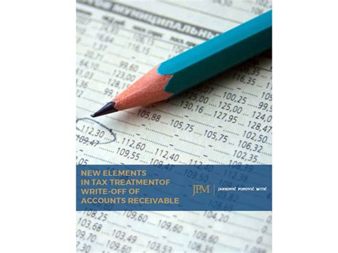 New Elements In Tax Treatment Of Write Off Of Accounts Receivable Jpm