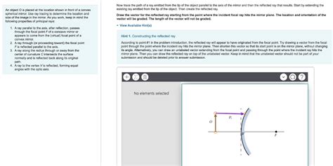 solved now trace the path of a ray emitted from the tip of