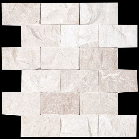 Botticino Beige Split Face Marble Mosaic Tiles 2x4 1 1 Training
